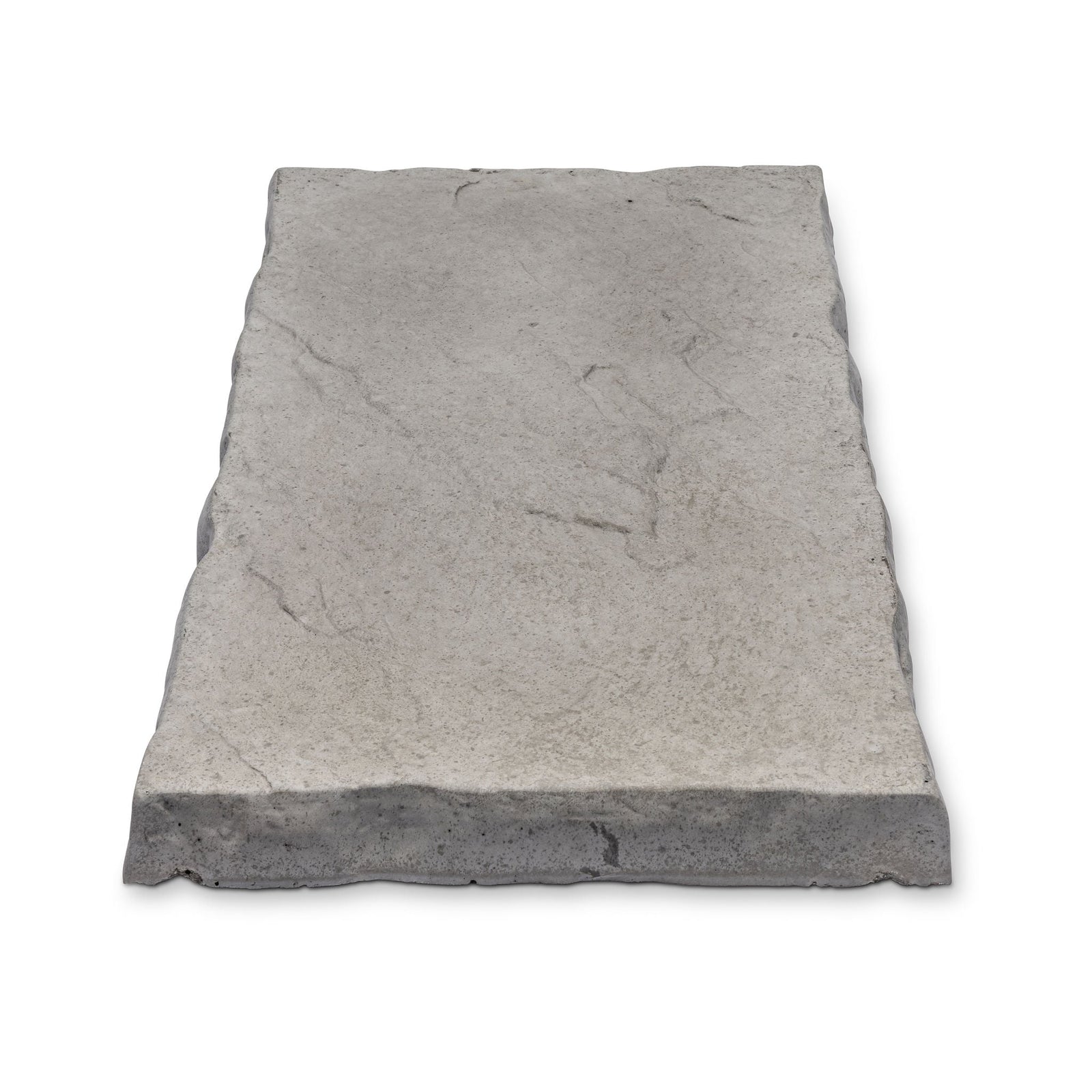 Riven Concrete Flat Coping Stone - Light Grey - 600mm x 300mm x 40mm