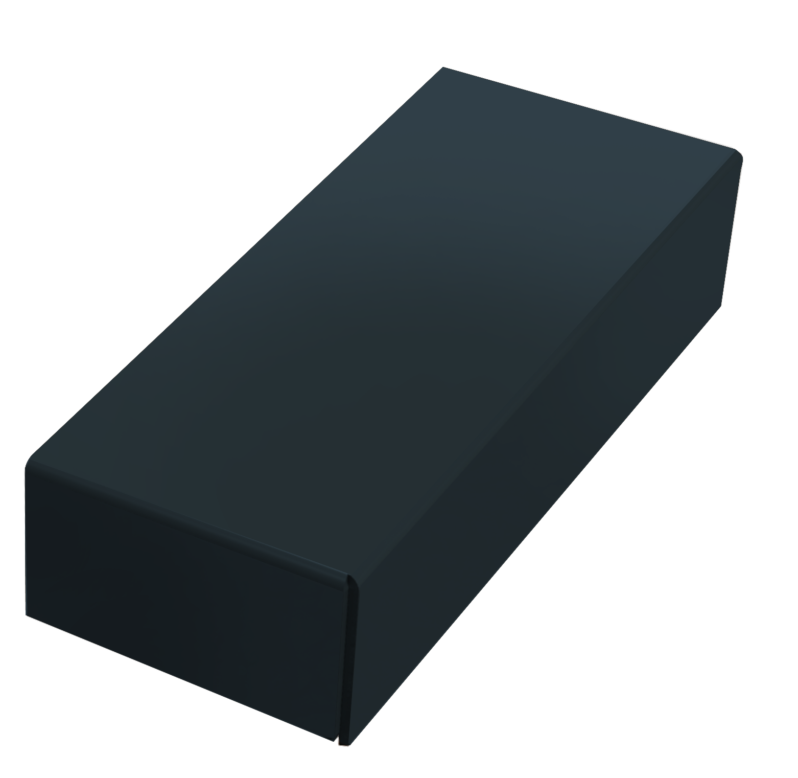 Alumasc Aluminium Skyline 212mm Standard Coping - Closed Stop End